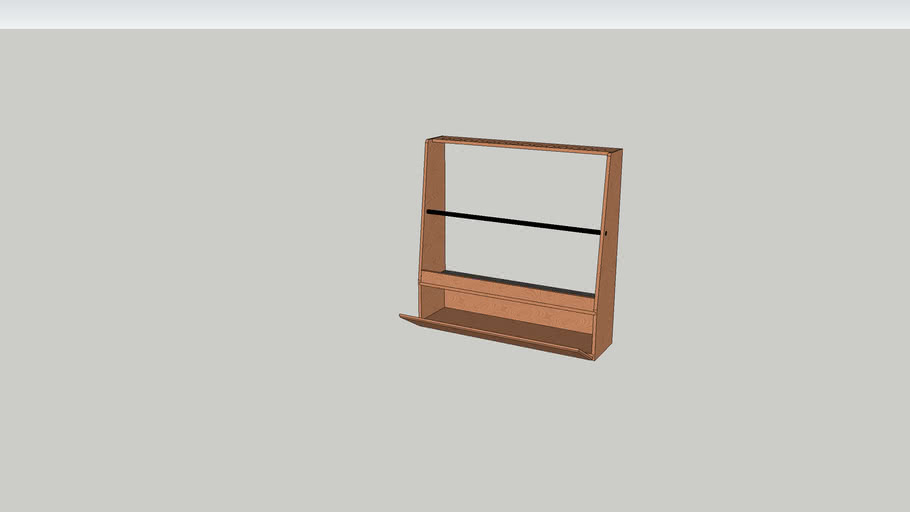 14 gun rack with storage | 3D Warehouse