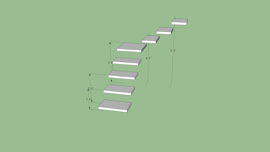 Floating Steps, tiny house | 3D Warehouse