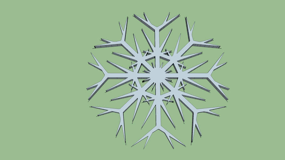 Spike Snowflake | 3D Warehouse