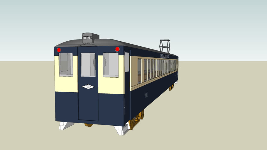 Reading Railroad Blueliner Train (work in progress) | 3D Warehouse