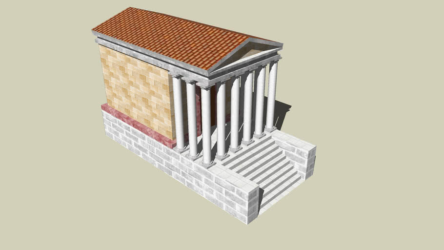 Roman temple | 3D Warehouse