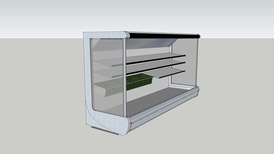 deli fridge with materials | 3D Warehouse