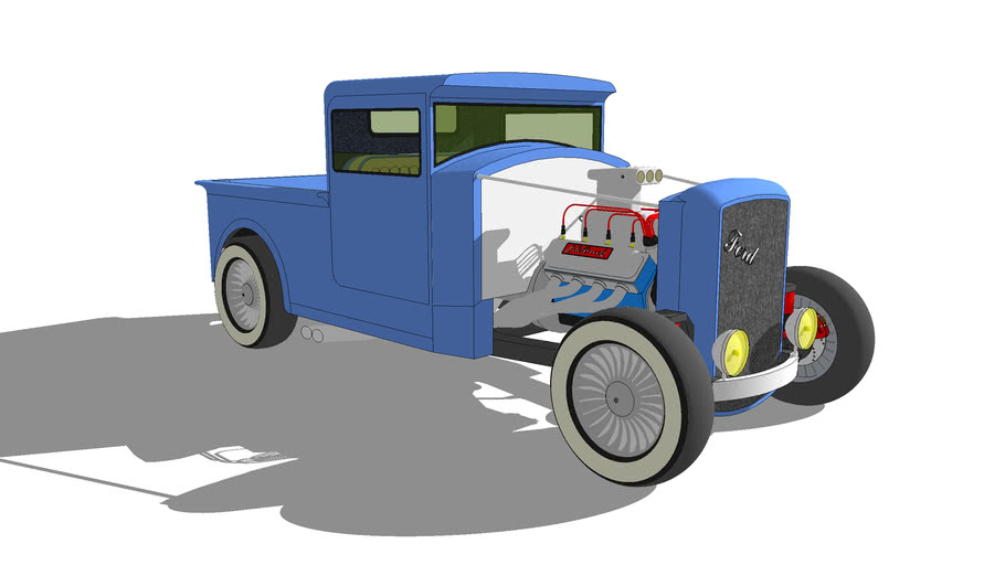 1929 Ford model A Hotrod | 3D Warehouse