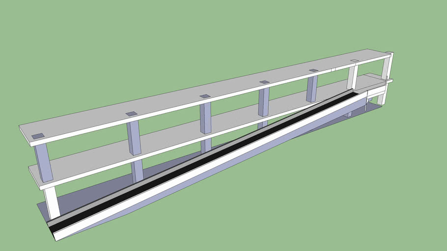 Parking cars ramp linear | 3D Warehouse
