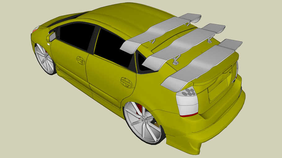 Modified Toyota Prius | 3D Warehouse