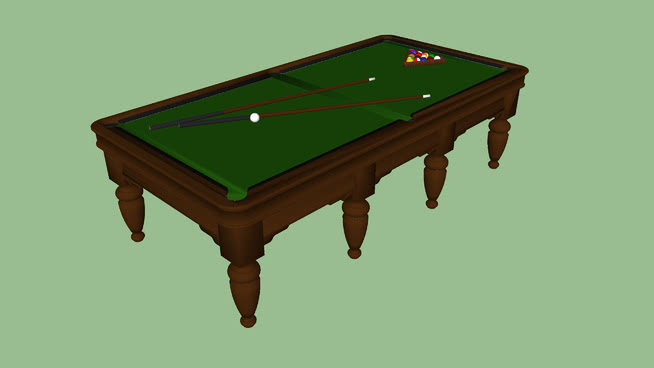 classic pool table | 3D Warehouse