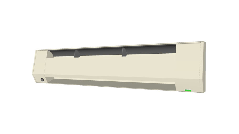 Baseboard Heater 4ft - Detailed | 3D Warehouse