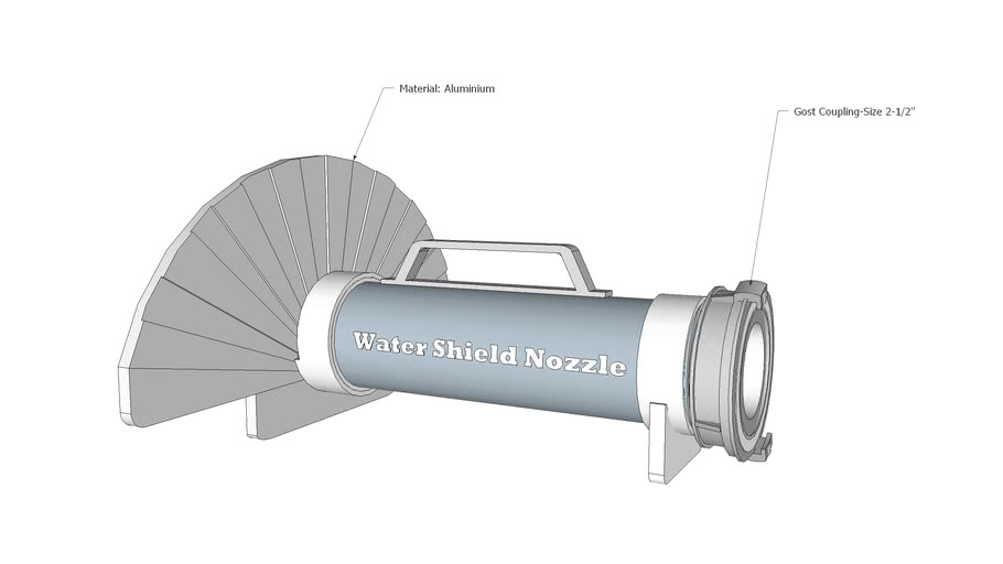 Water Shield Nozzle | 3D Warehouse