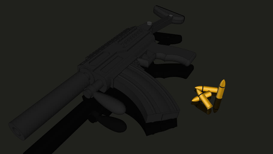 Sub machine gun (concept) | 3D Warehouse