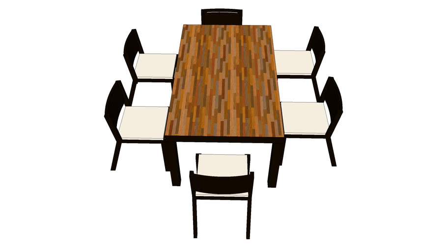 Modern Dining Room | 3D Warehouse