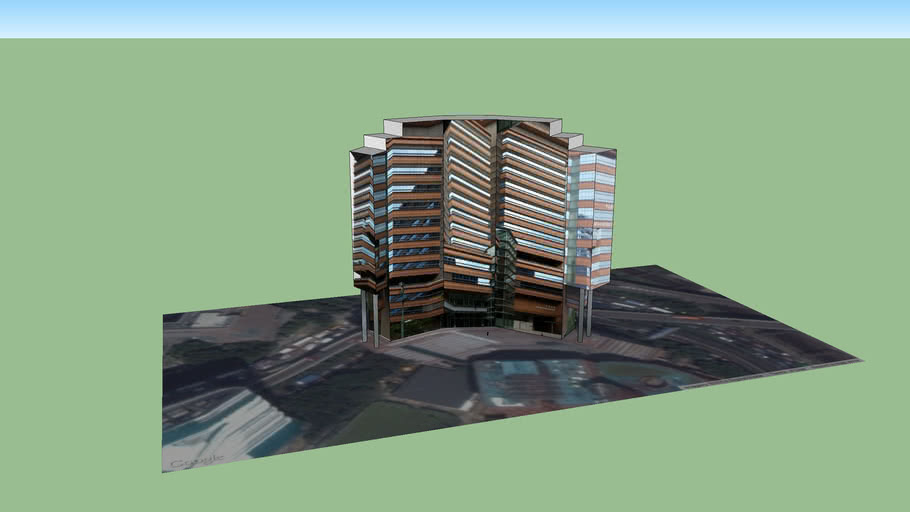 Polyu Y Core and Langham Hotel | 3D Warehouse