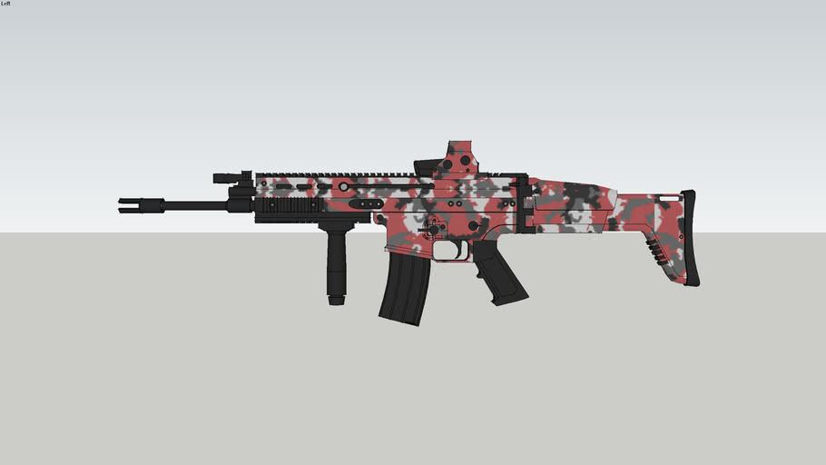 SCAR H Revise] w/ Holographic Sight RATE THIS MODEL] | 3D Warehouse