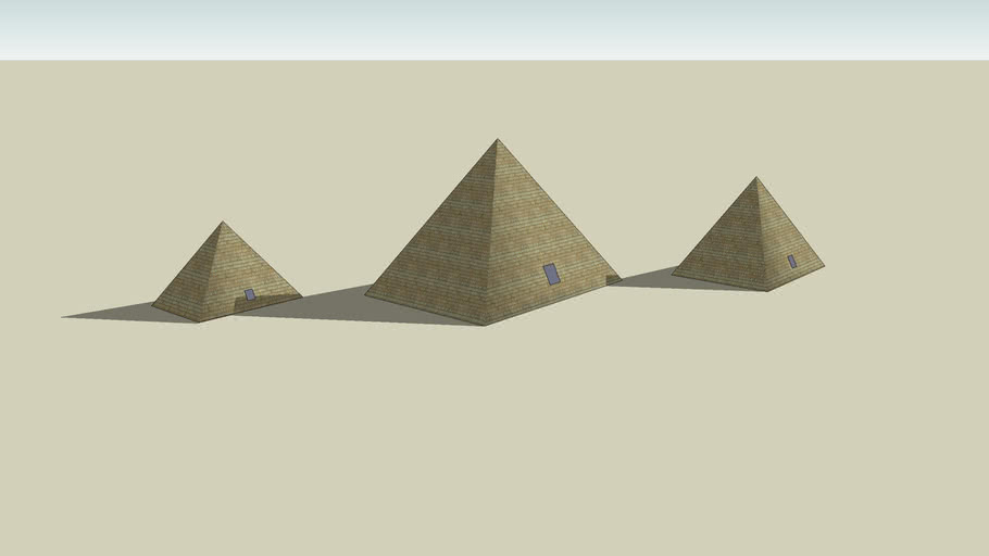 Pyramids of Giza | 3D Warehouse