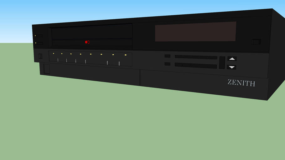 Zenith VHS VCR (VR 1800) | 3D Warehouse
