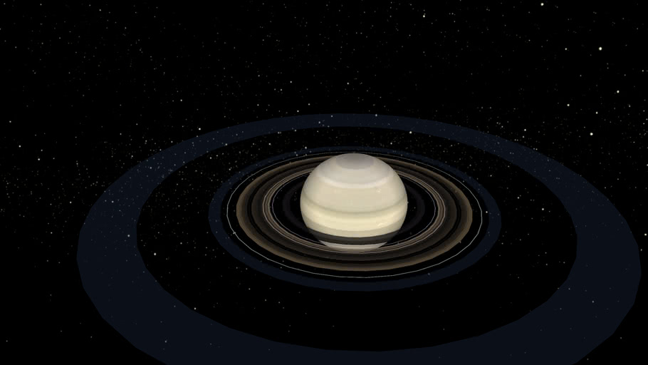 Saturn and It's Rings | 3D Warehouse