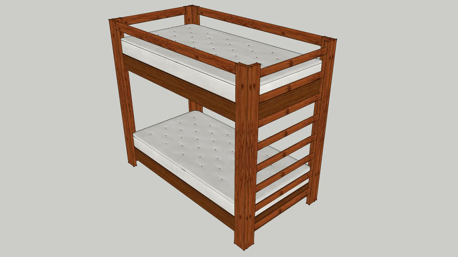 Simple Bunk Bed | 3D Warehouse