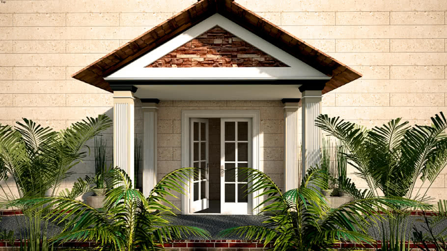 Portico Main Entrance | 3D Warehouse