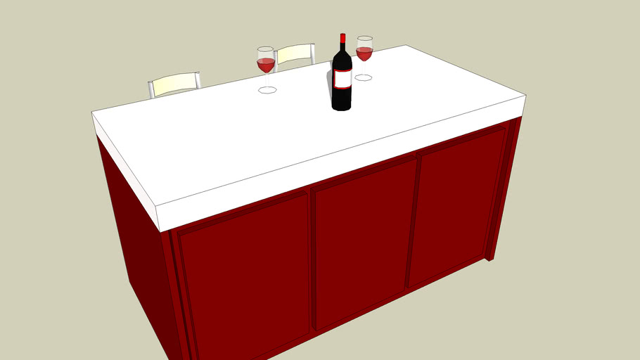 Island Table | 3D Warehouse