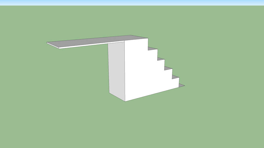 1Meter Diving Board (J) | 3D Warehouse