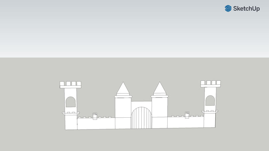 simple castle | 3D Warehouse