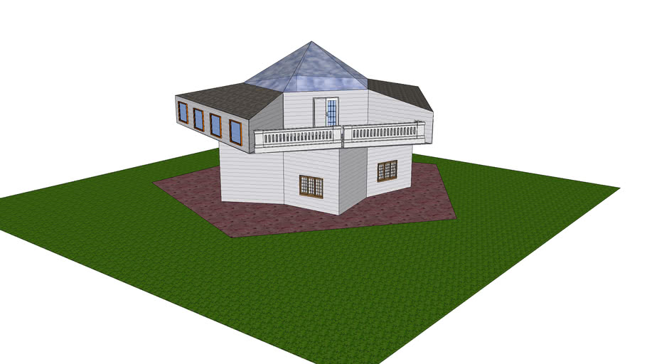 star shaped house | 3D Warehouse