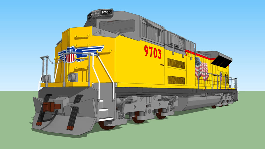 SD70ACe Union Pacific Train | 3D Warehouse