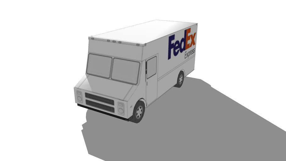 FedEx Express Step Van Phototextured | 3D Warehouse