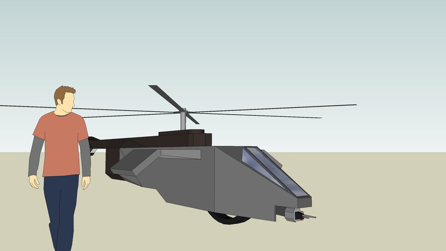HL2 combine hunter chopper | 3D Warehouse