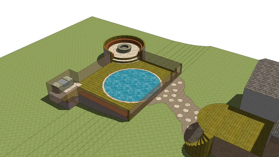 Swimming Pool Deck | 3D Warehouse