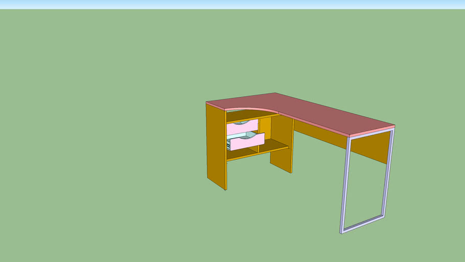 Computer table | 3D Warehouse