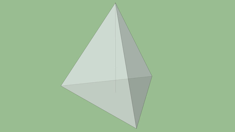 Procedure of Tetrahedron | 3D Warehouse