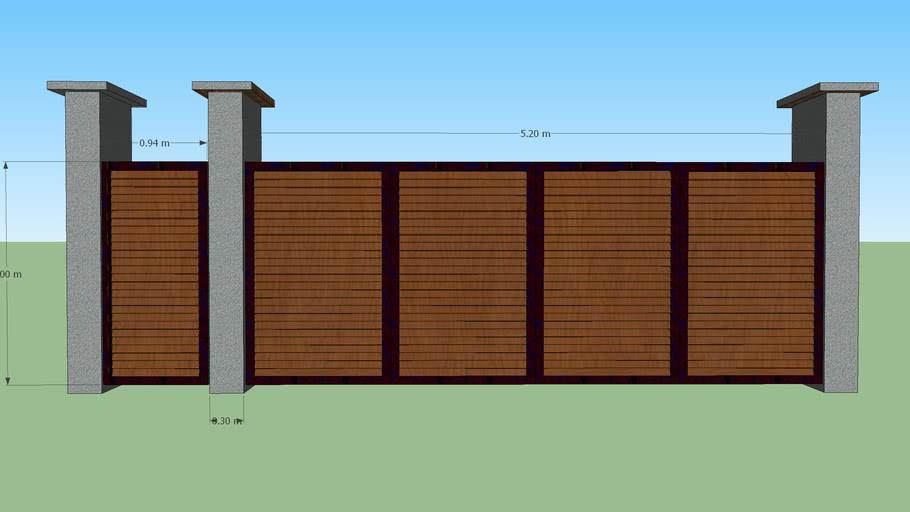 QUAD FOLD GATE | 3D Warehouse
