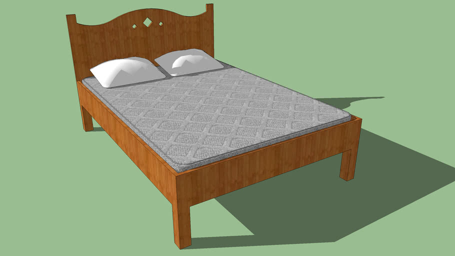 Generic Queen Bed | 3D Warehouse