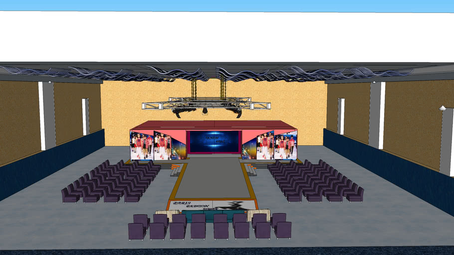 event hall | 3D Warehouse