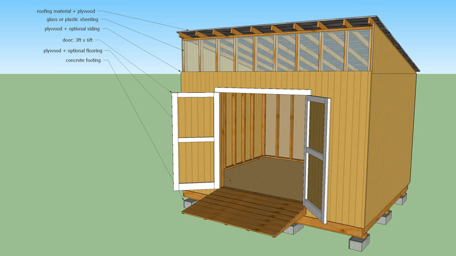 Basic Shed | 3D Warehouse