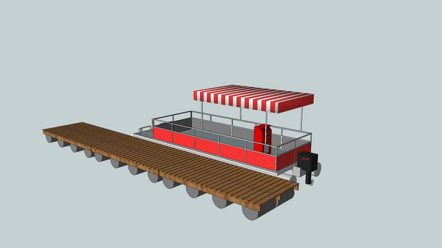 Pontoon Boat | 3D Warehouse
