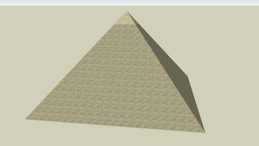 The Great Pyramid of Giza | 3D Warehouse