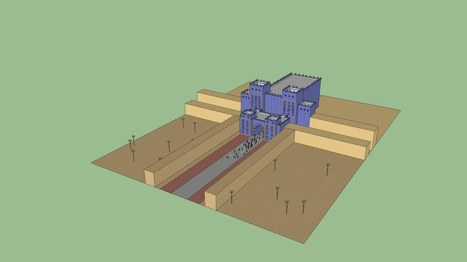 Ishtar Gates | 3D Warehouse