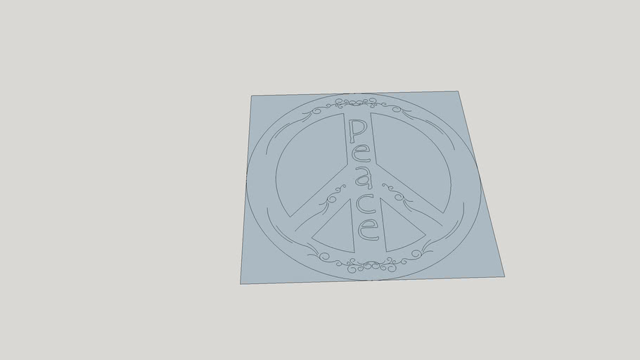 peace sign | 3D Warehouse
