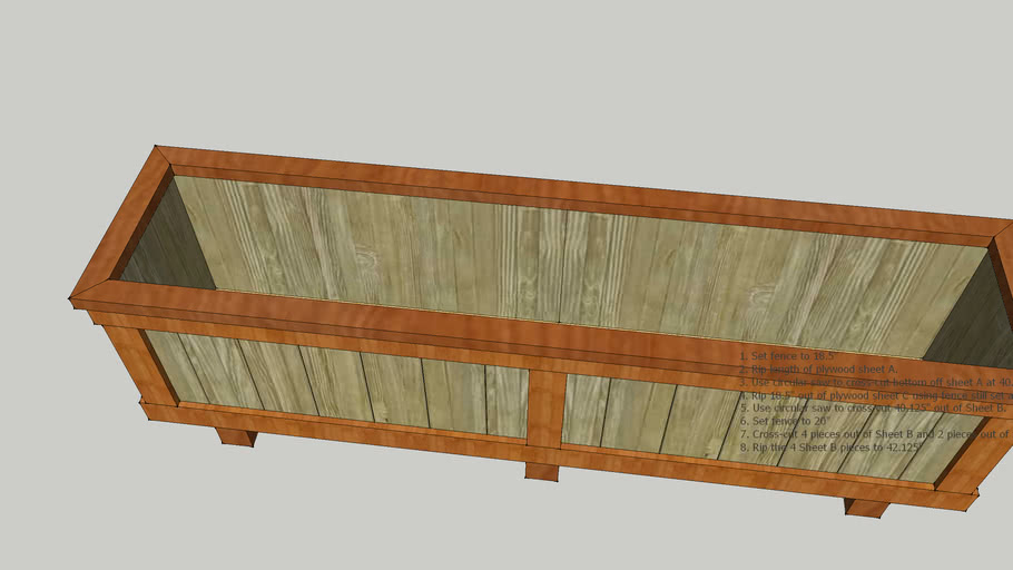 Planter Box | 3D Warehouse