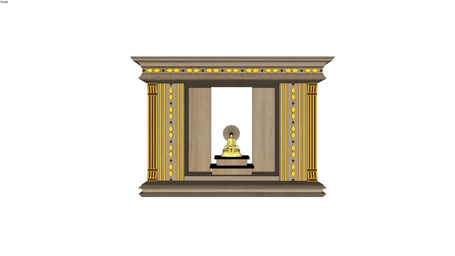 floating shrine design | 3D Warehouse