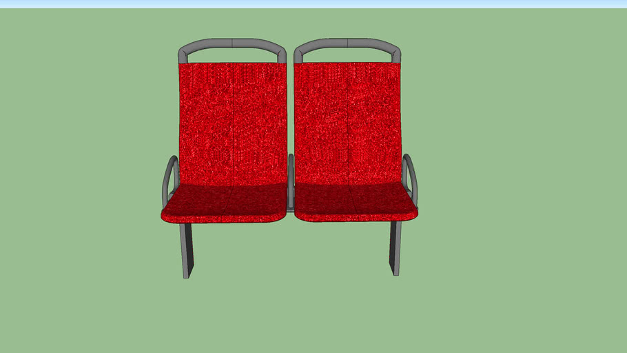 High-Back Transit Bus Seats | 3D Warehouse