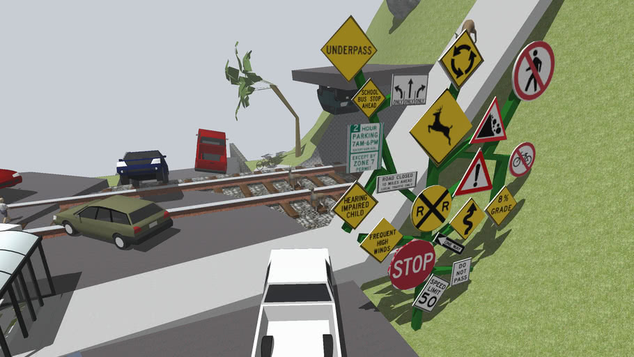 World's Most Confusing Sign | 3D Warehouse