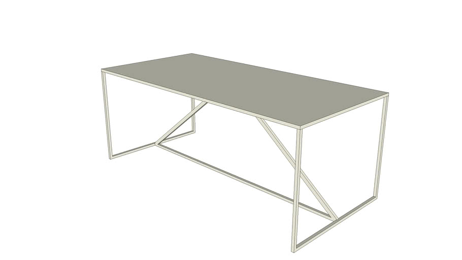 BLUDOT Strut Table LG - 3D Model by Frank A Martinez | 3D Warehouse