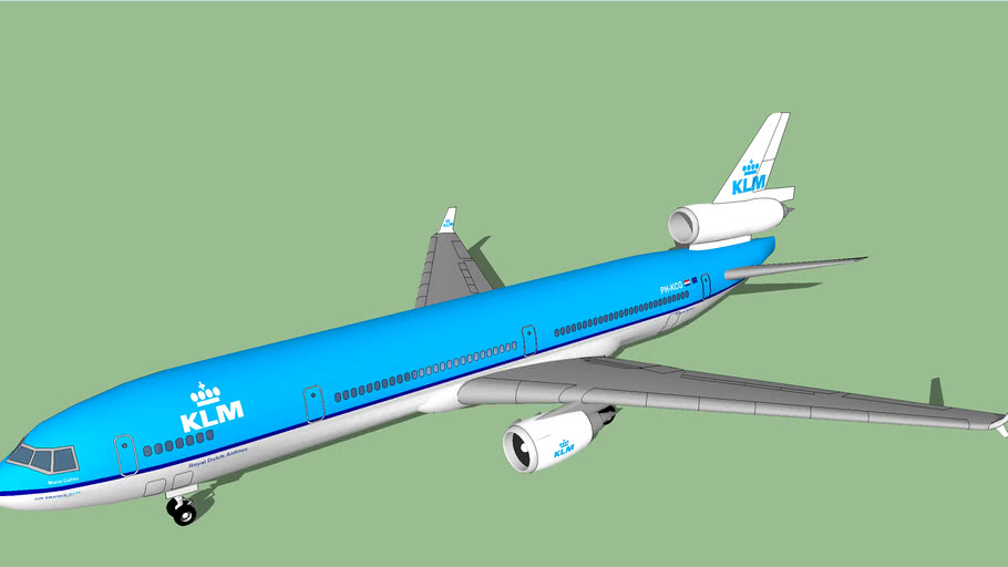 KLM Royal Dutch Airlines (2012) - McDonnell Douglas MD-11 | 3D Warehouse