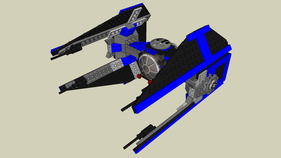LEGO 6206 TIE-Interceptor | 3D Warehouse