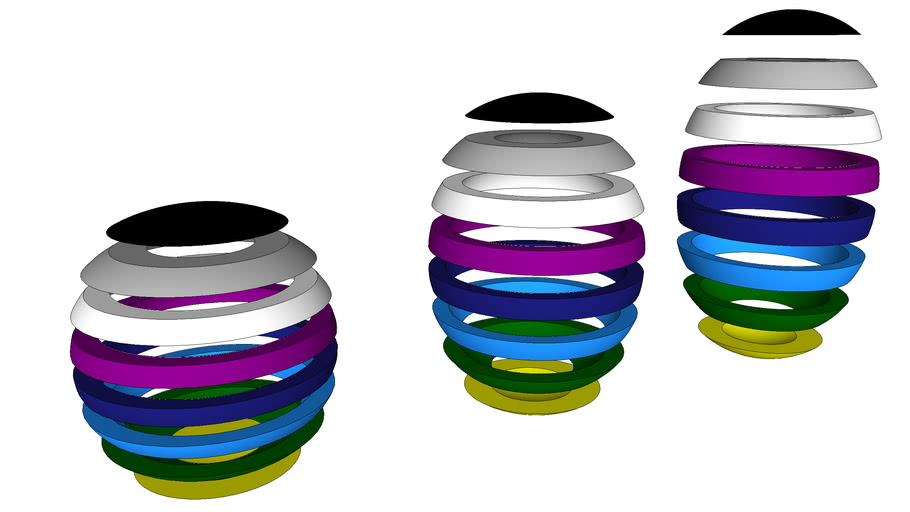 Fragmented Spheres | 3D Warehouse