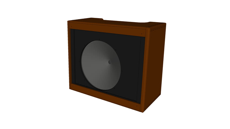 5e3 tweed deluxe cabinet | 3D Warehouse