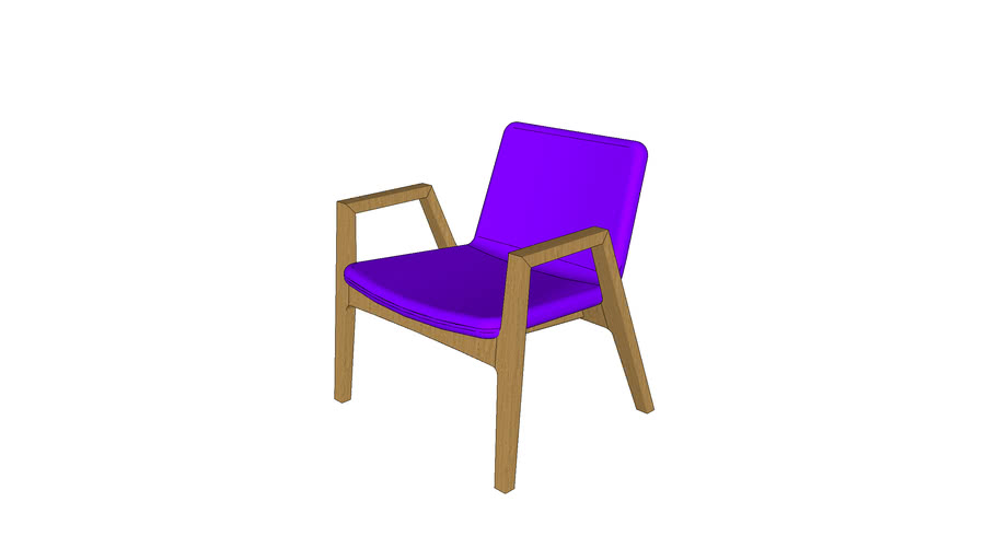 Agent Lounge Chair with Arms | 3D Warehouse
