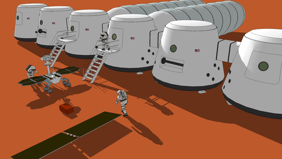 Mars base camp #1 | 3D Warehouse